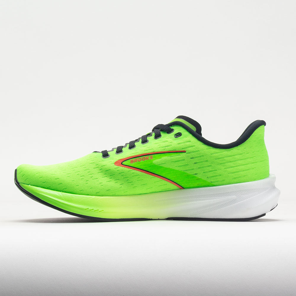 Brooks Hyperion Men's Green Gecko/Red Orange/White – Holabird Sports