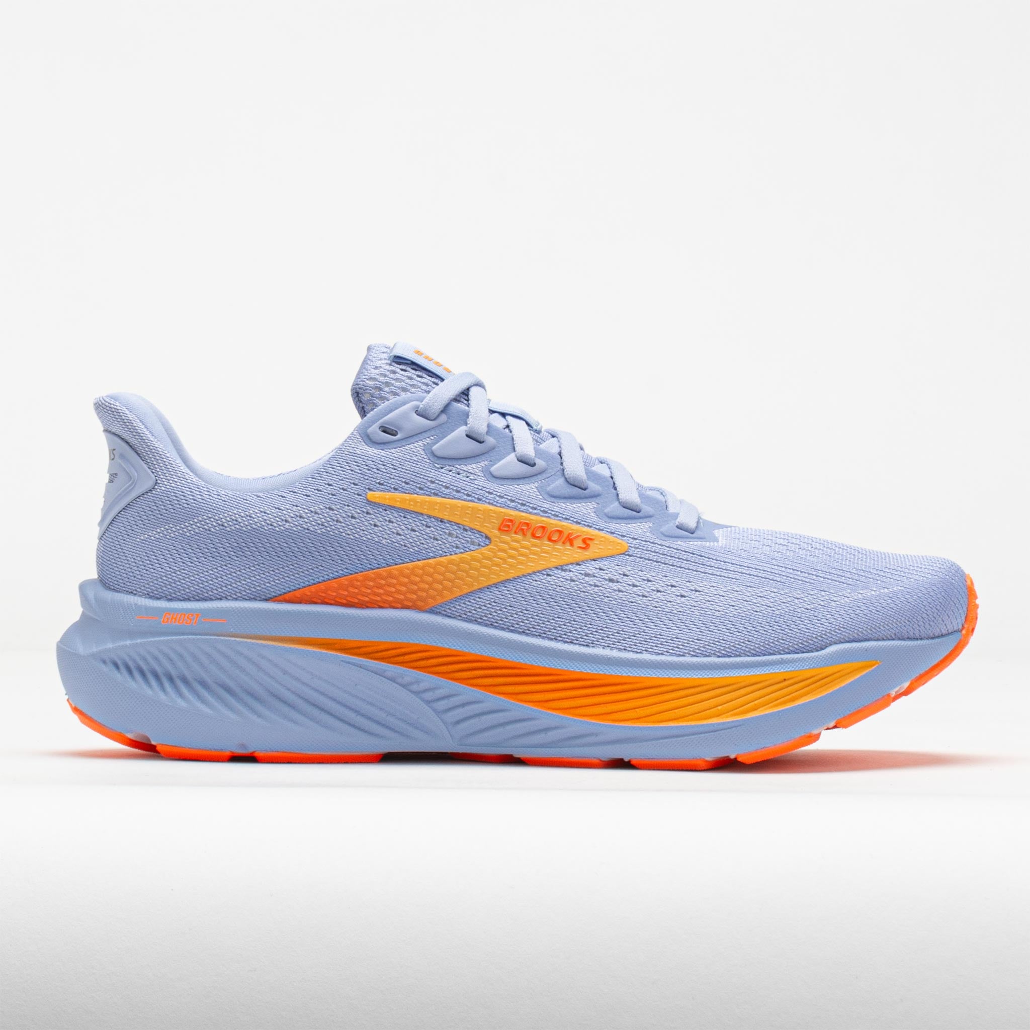 Brooks Ghost 17 Women's Blue Heron/White/Orange – Holabird Sports