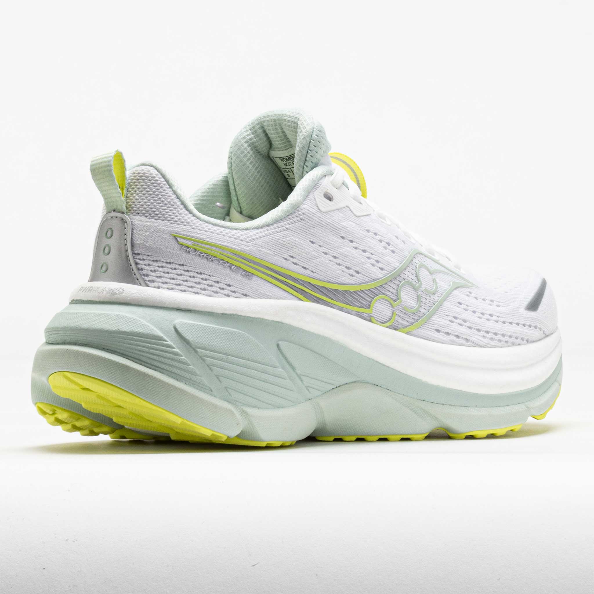 Saucony Hurricane 25 Women's White/Mist – Holabird Sports