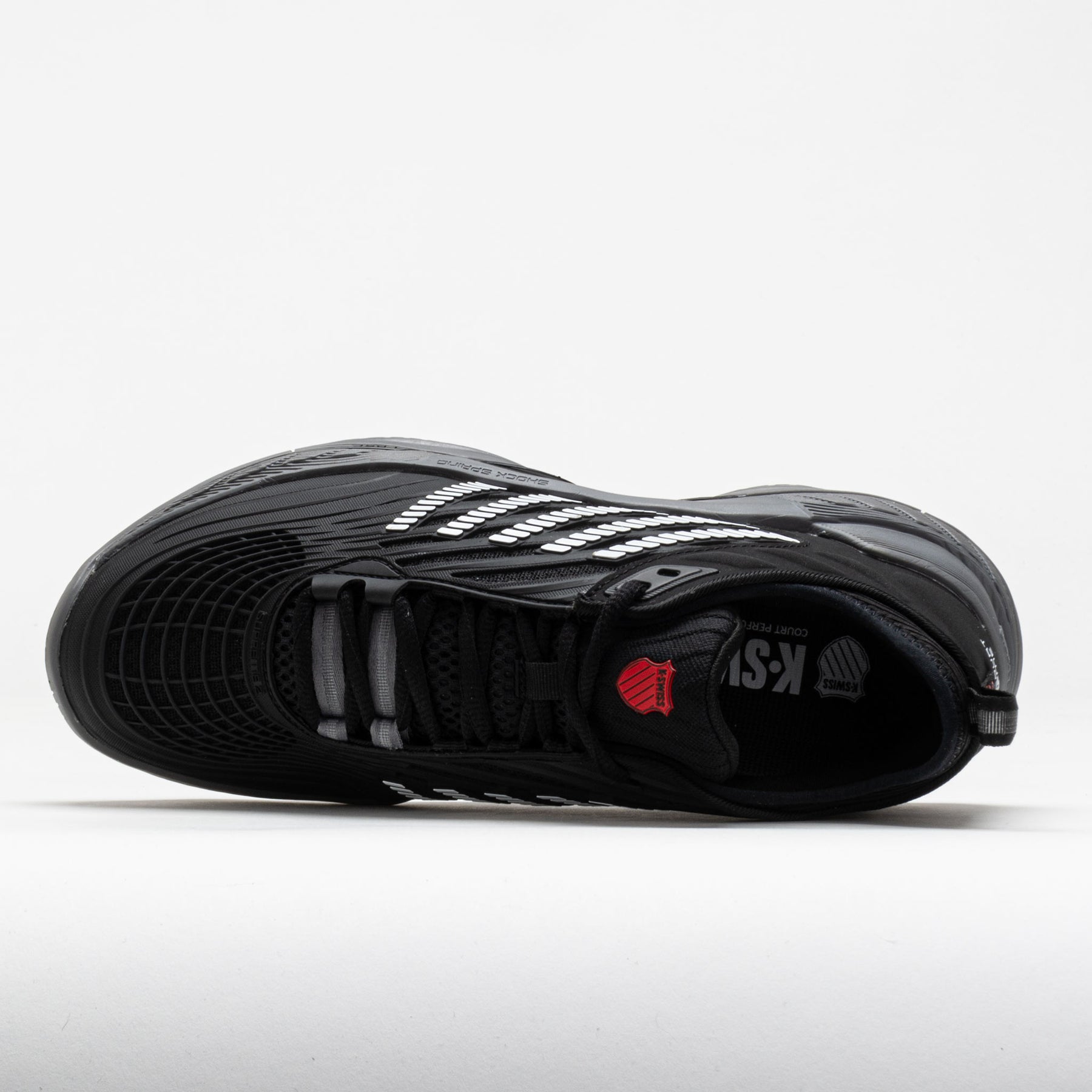 K-Swiss Hypercourt Supreme 2 Men's Black/Steel Gray/Firey Red ...