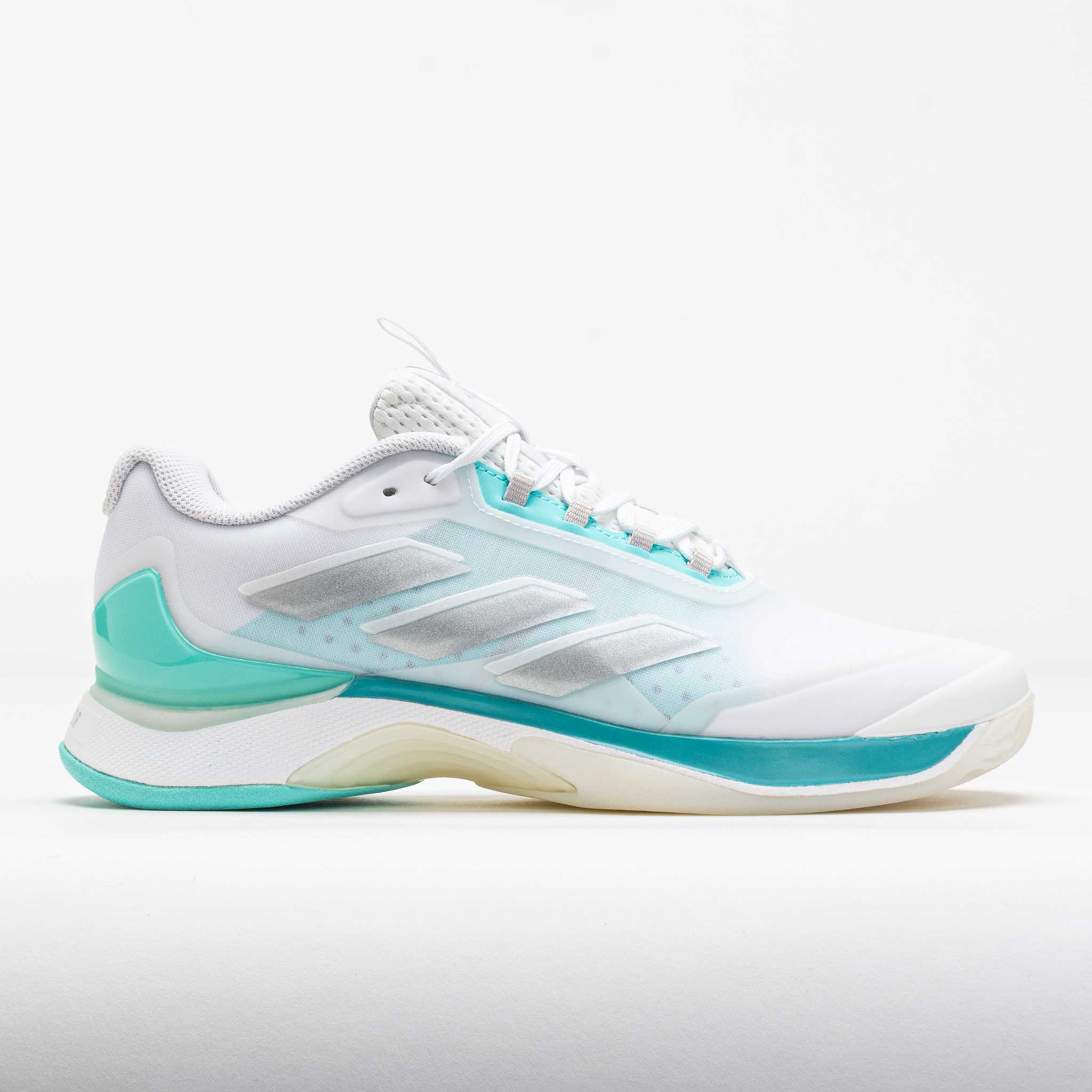 adidas AvaCourt 2 Women's White/Silver metallic/Flash Aqua – Holabird ...