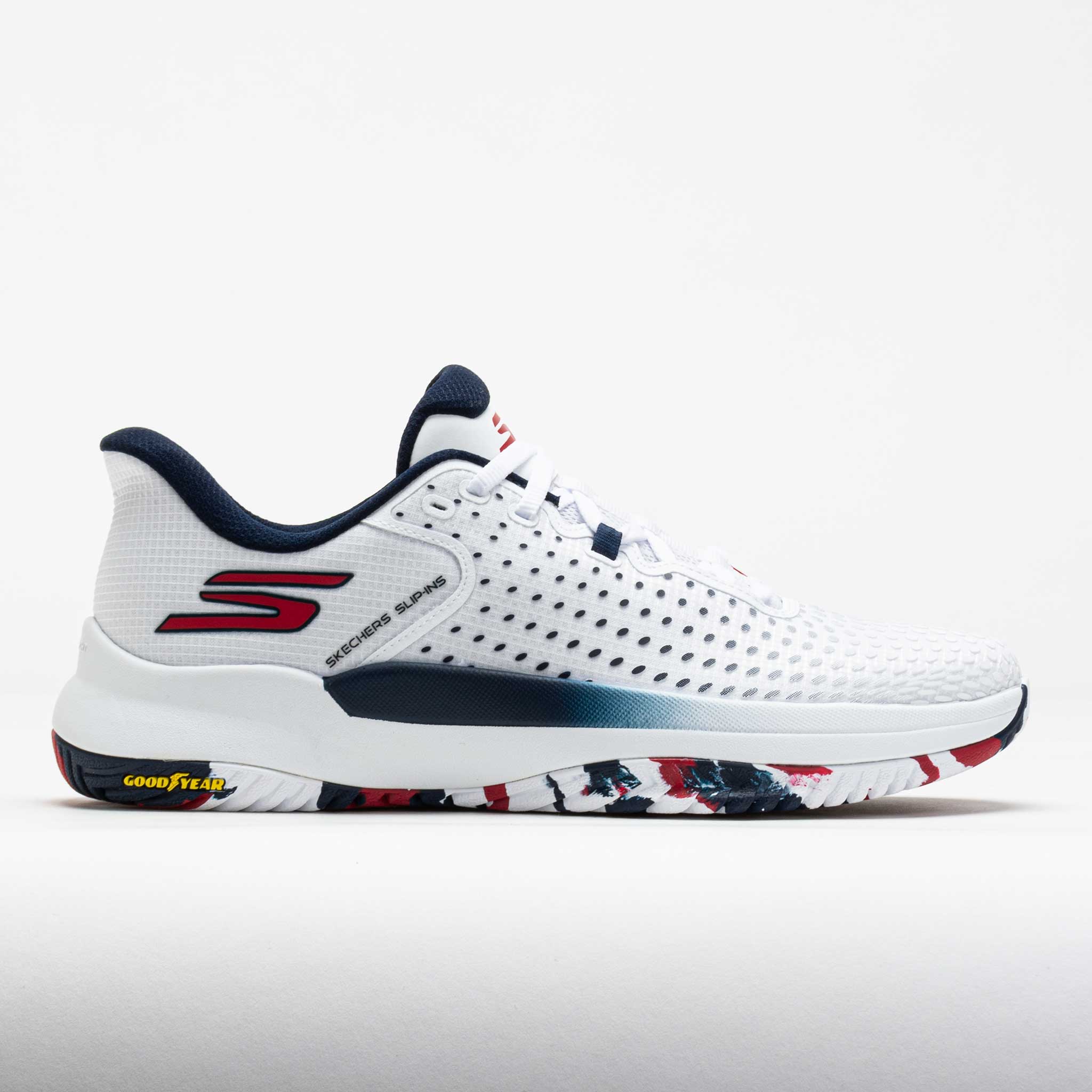 Skechers Viper Court Pro Elite Men's White/Navy/Red – Holabird Sports