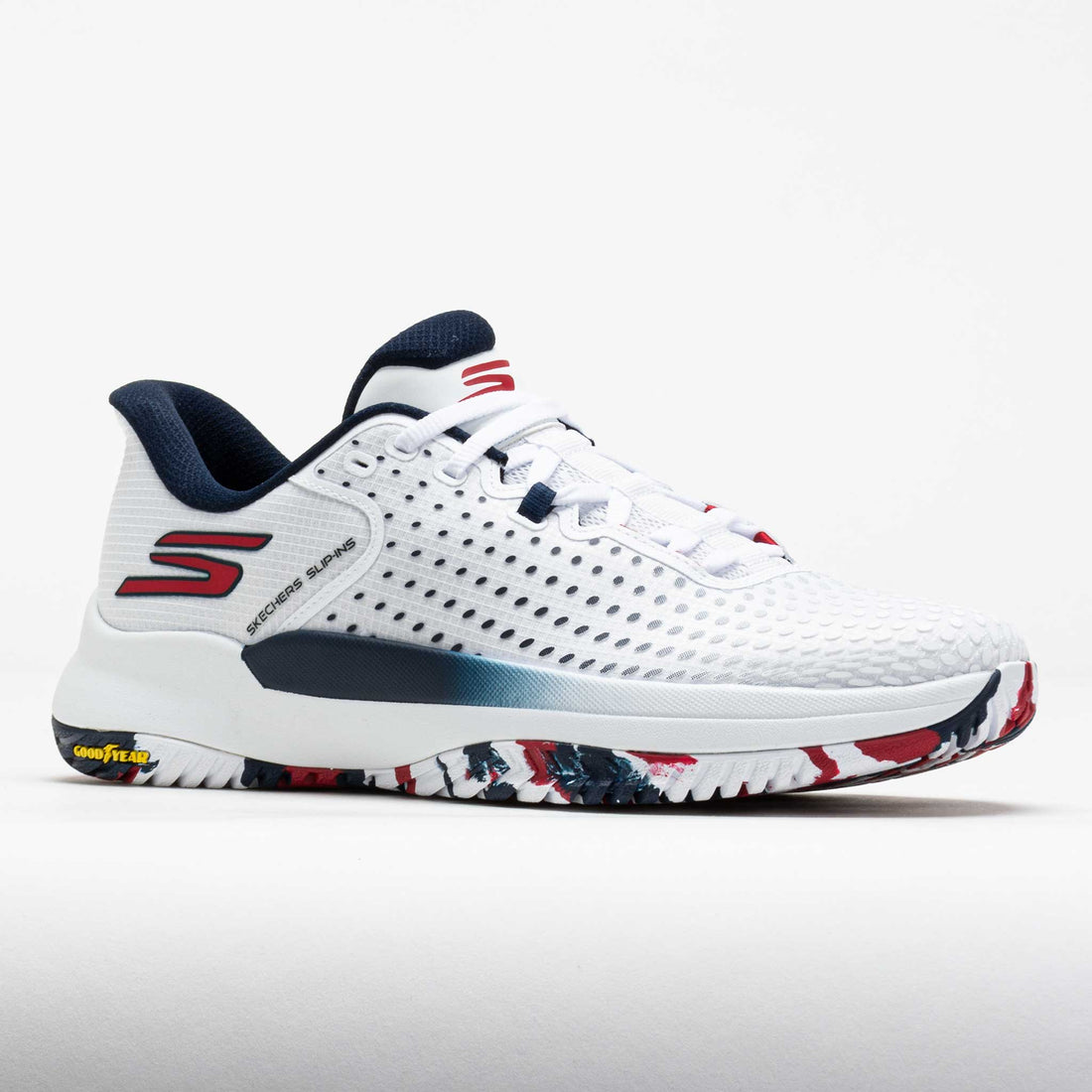 Skechers Viper Court Pro Elite Men's White/Navy/Red – Holabird Sports
