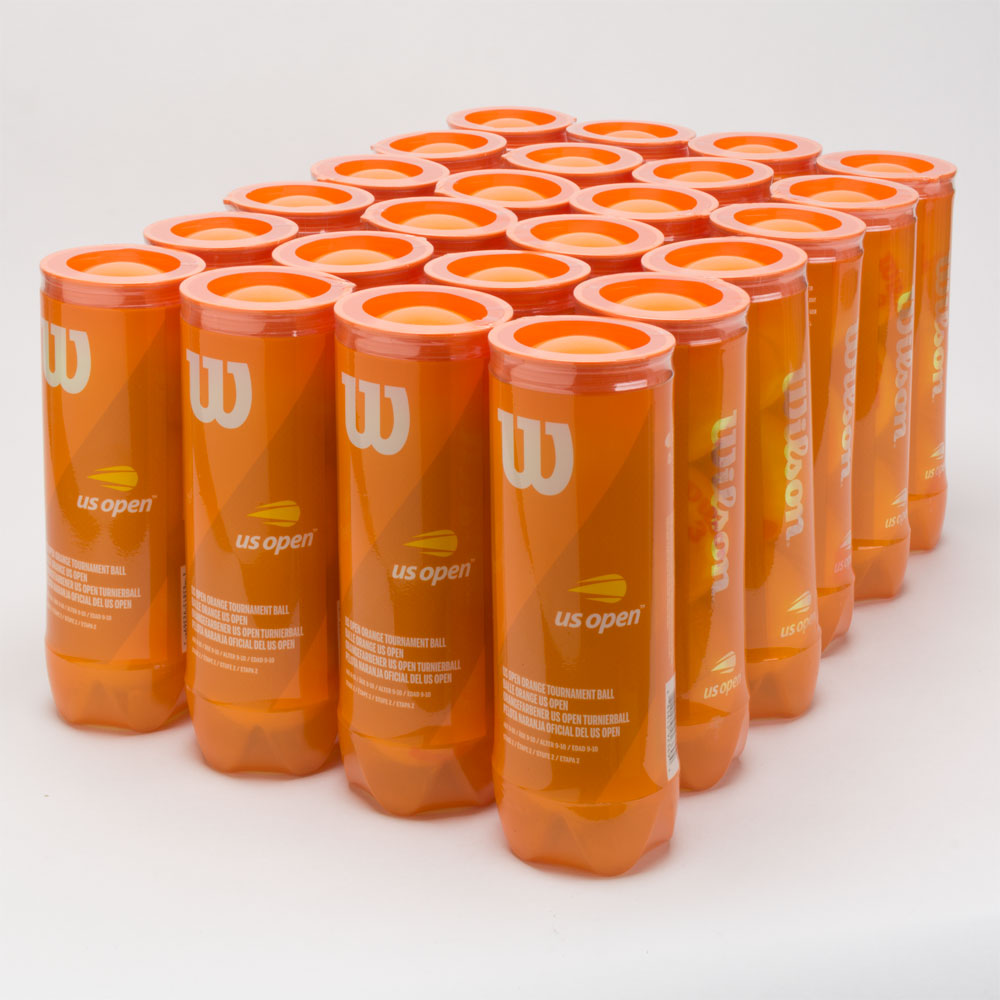 Wilson US Open Tournament Orange Ball 24 Cans – Holabird Sports