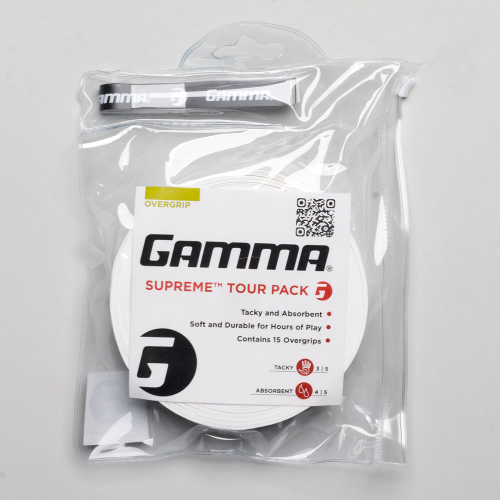 Gamma Supreme Overgrip 15 Pack – Holabird Sports